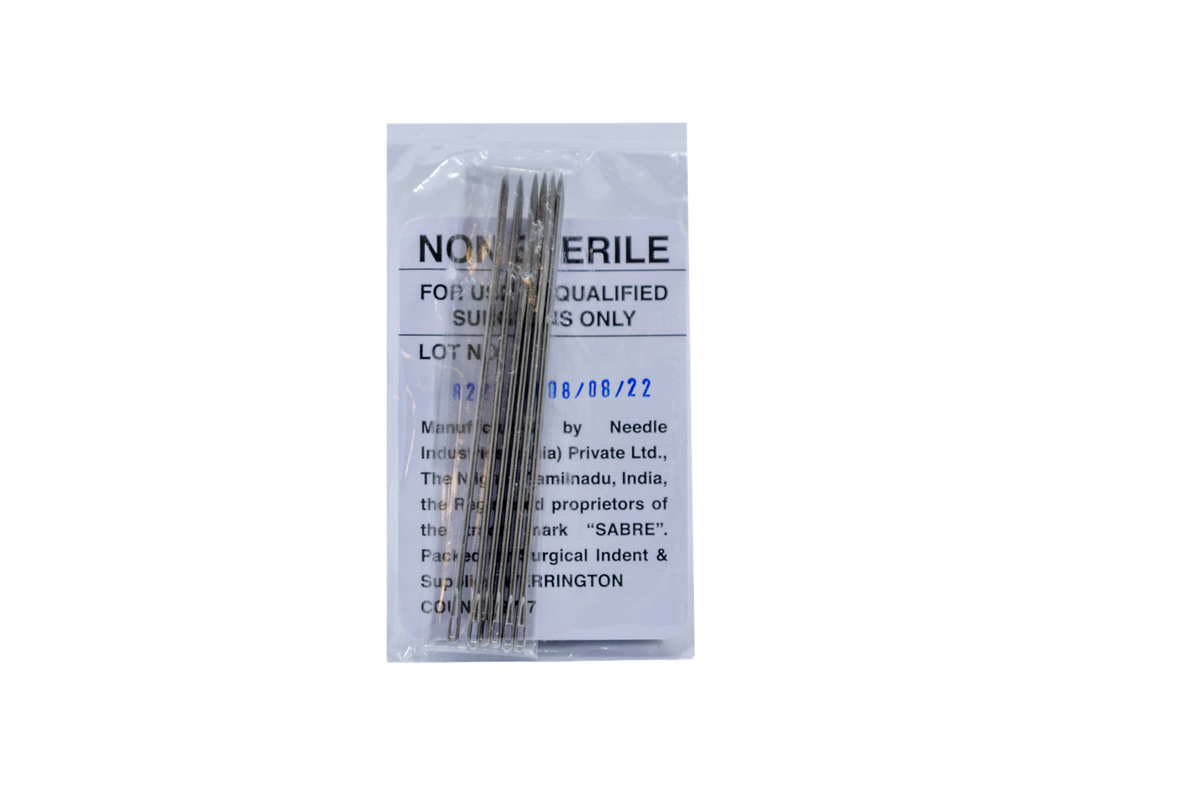 PACK OF 6 STRAIGHT SUTURE NEEDLES – Shearing World